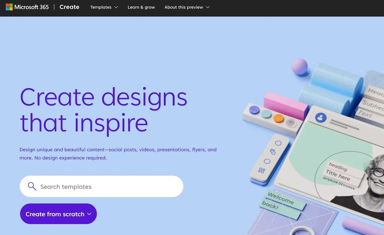 Microsoft Create preview: what it is and how it works - Sensational Tech